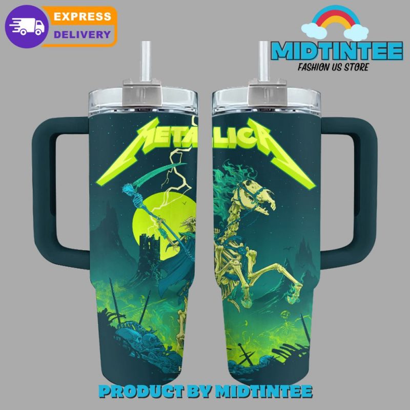 Metallica M72 World Tour Houston 2025 Limited Stanley Tumbler - Midtintee