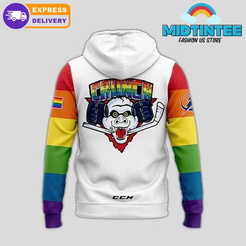 Syracuse Crunch x Pride Month Hoodie Set 2025 White - Midtintee