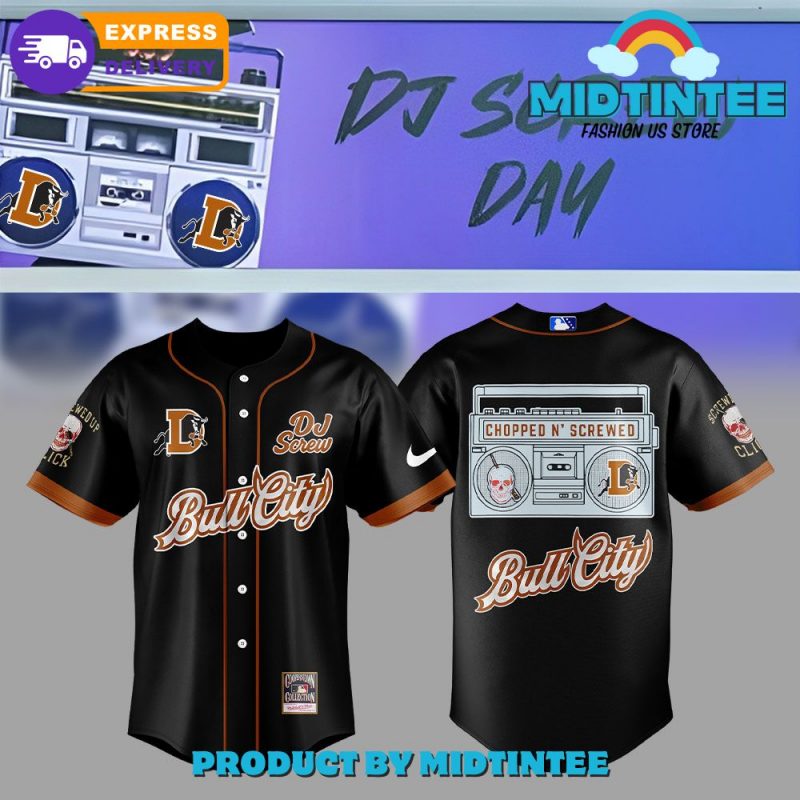 Durham Bulls x DJ Screw Day 2025 Baseball Jersey - Midtintee