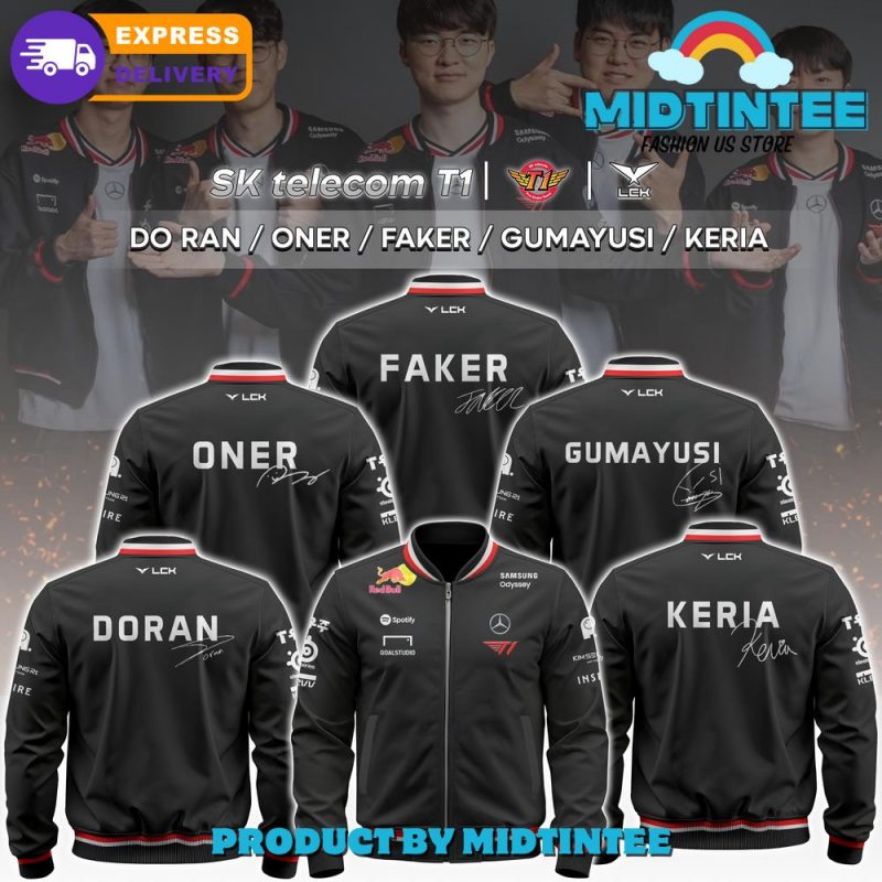 T1 Special MSI 5 Member Jacket With Signature 2025 - Midtintee